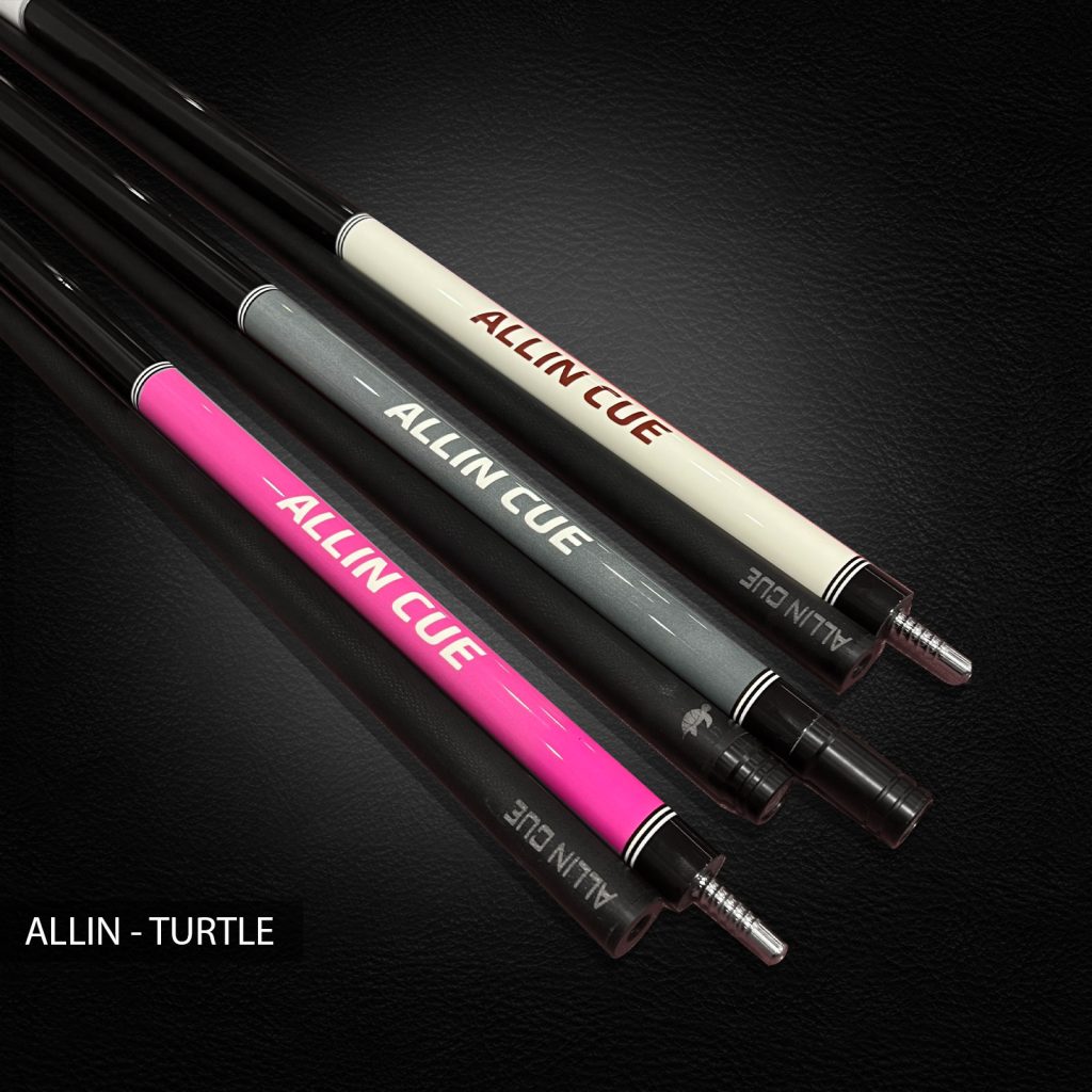 ALLIN Cue Turtle 2024 - Full Carbon Low deflection Cue - hdmpool