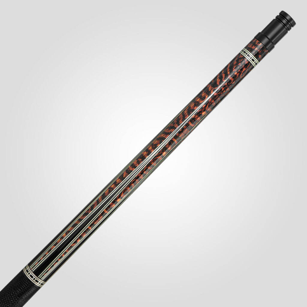 Rhino RETRÔ Snake Pool Cue | Unique Design Carbon Cue - HDMPool