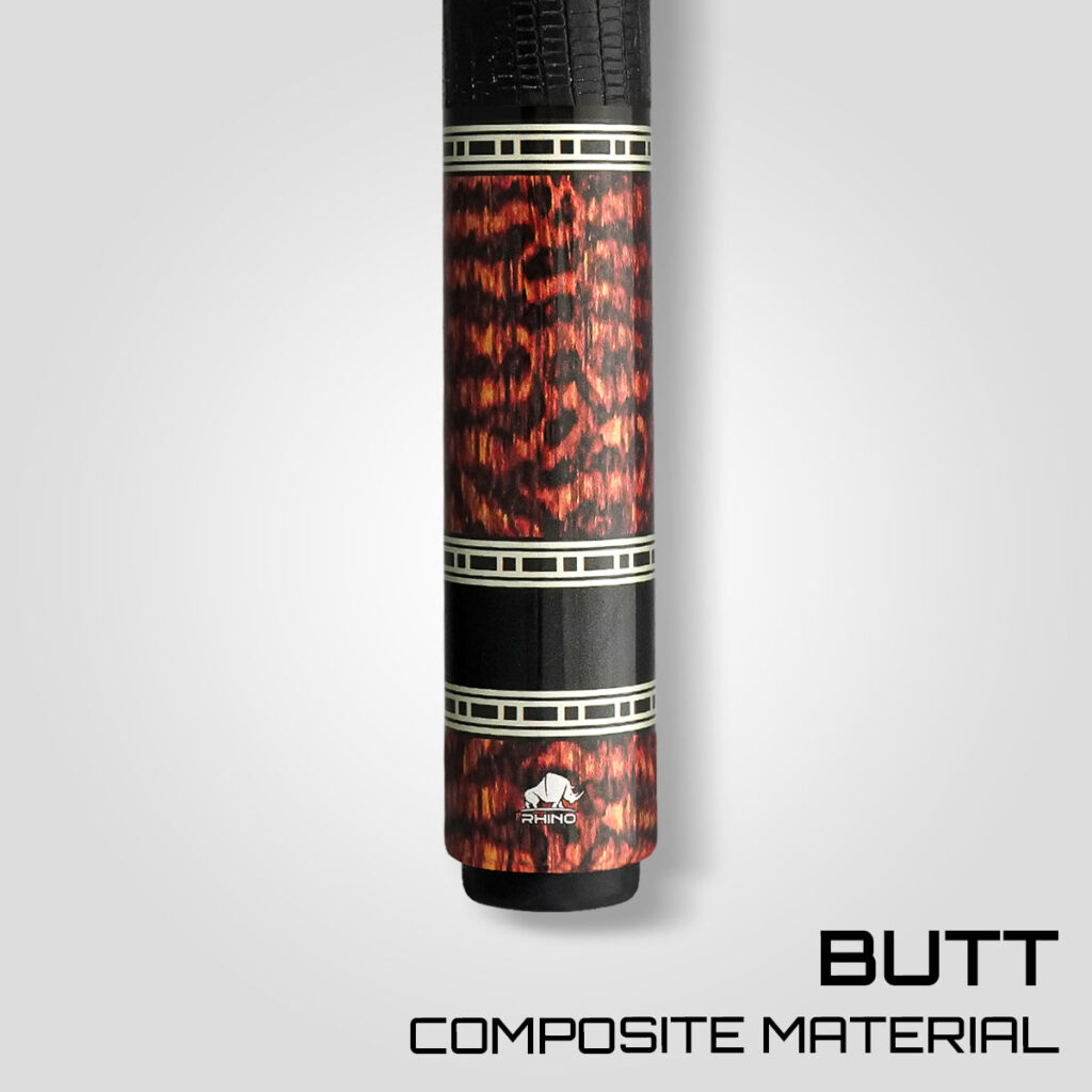 Rhino RETRÔ Snake Pool Cue | Unique Design Carbon Cue - HDMPool