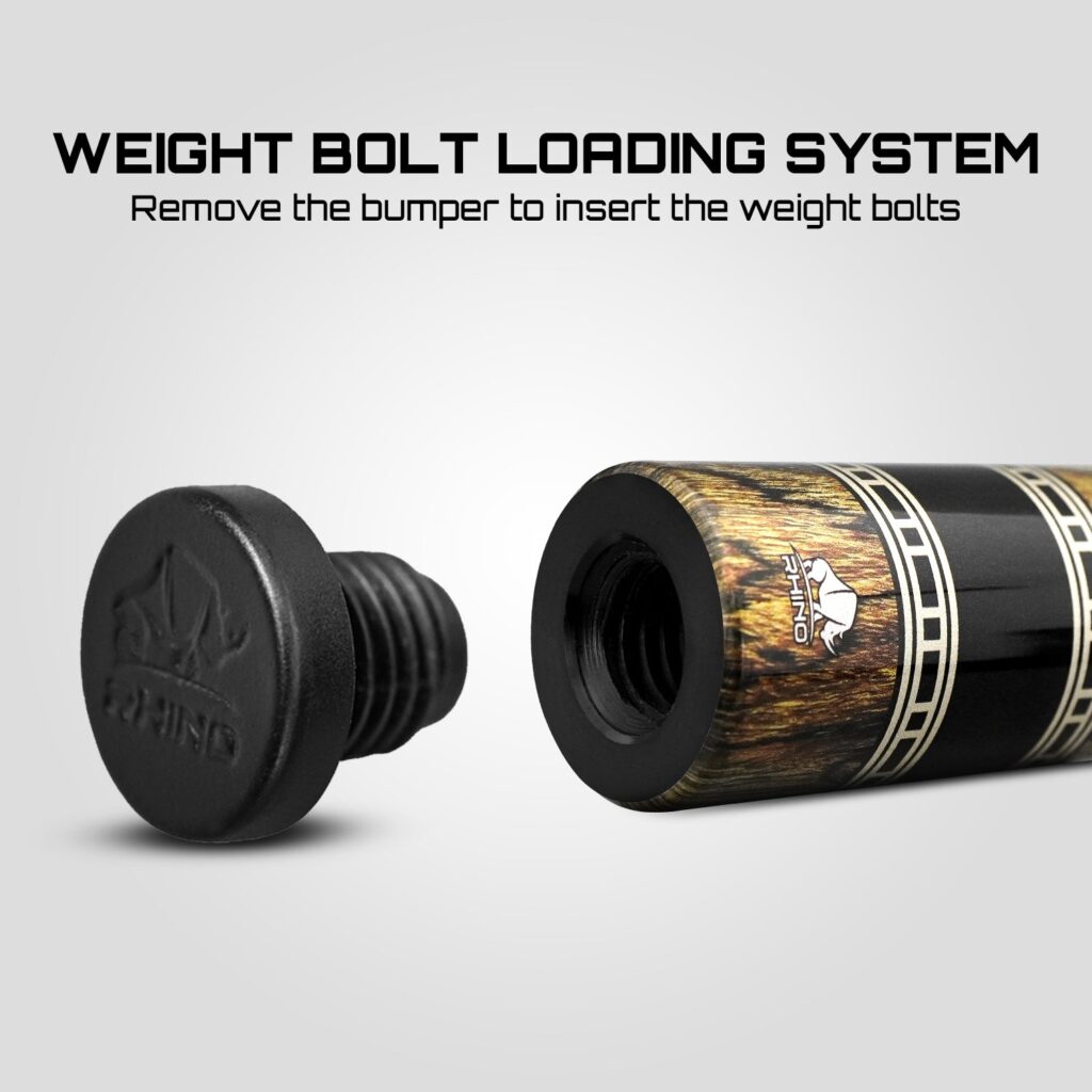 Rhino RETRÔ Bocote Pool Cue - hdmpool